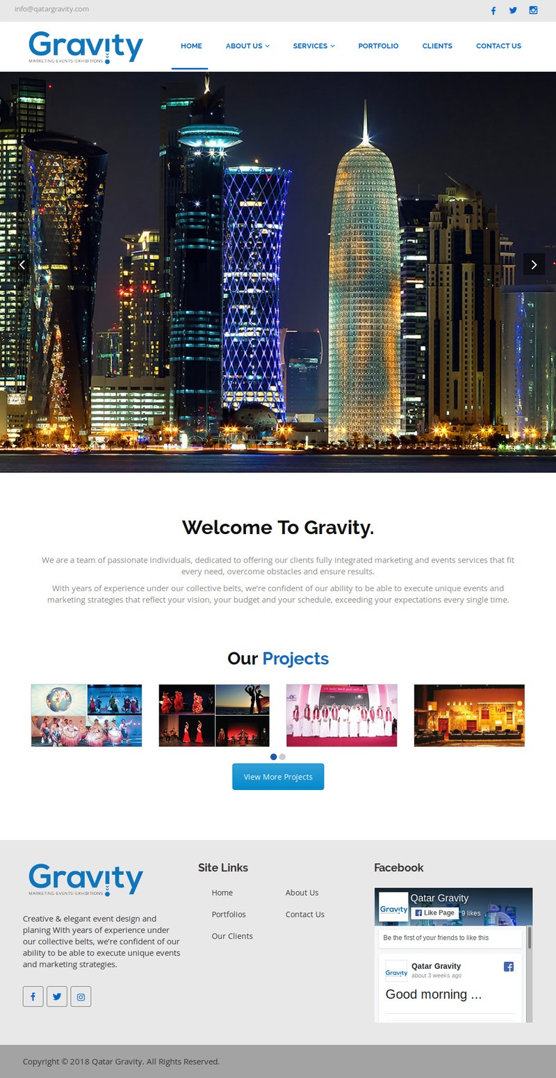 Qatar Gravity Web Designers Team In Qatar And Sri Lanka